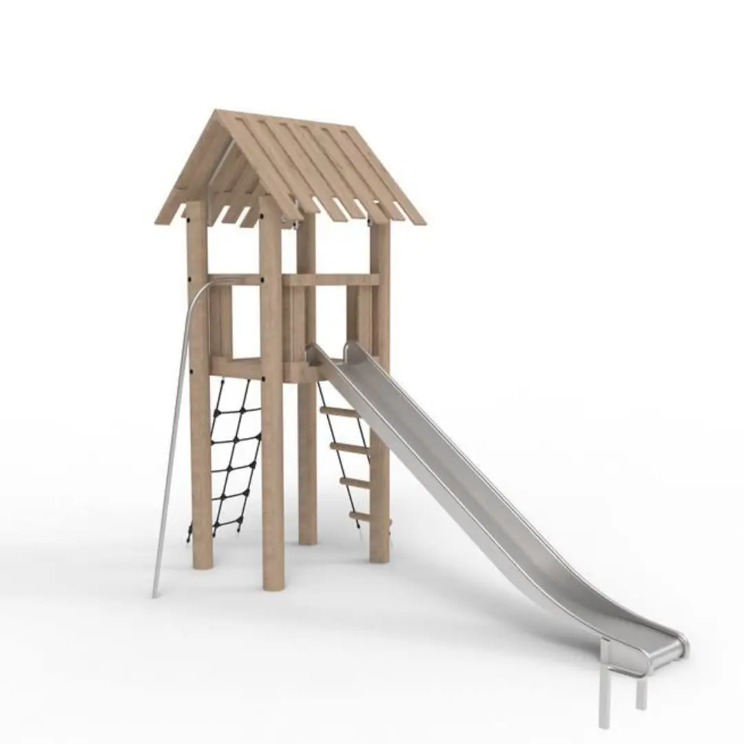 Klatretårn i FSC-certificeret robinia – danskproduceret kvalitet